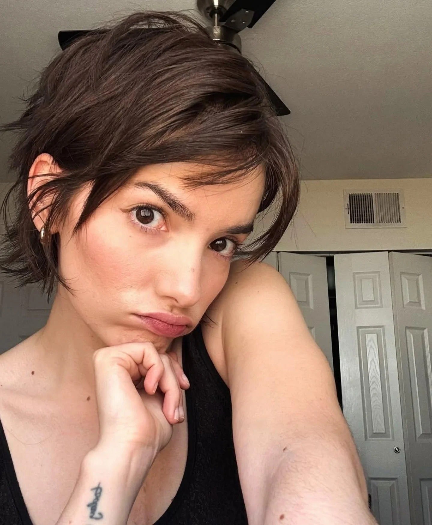 Short Choppy Side Bangs