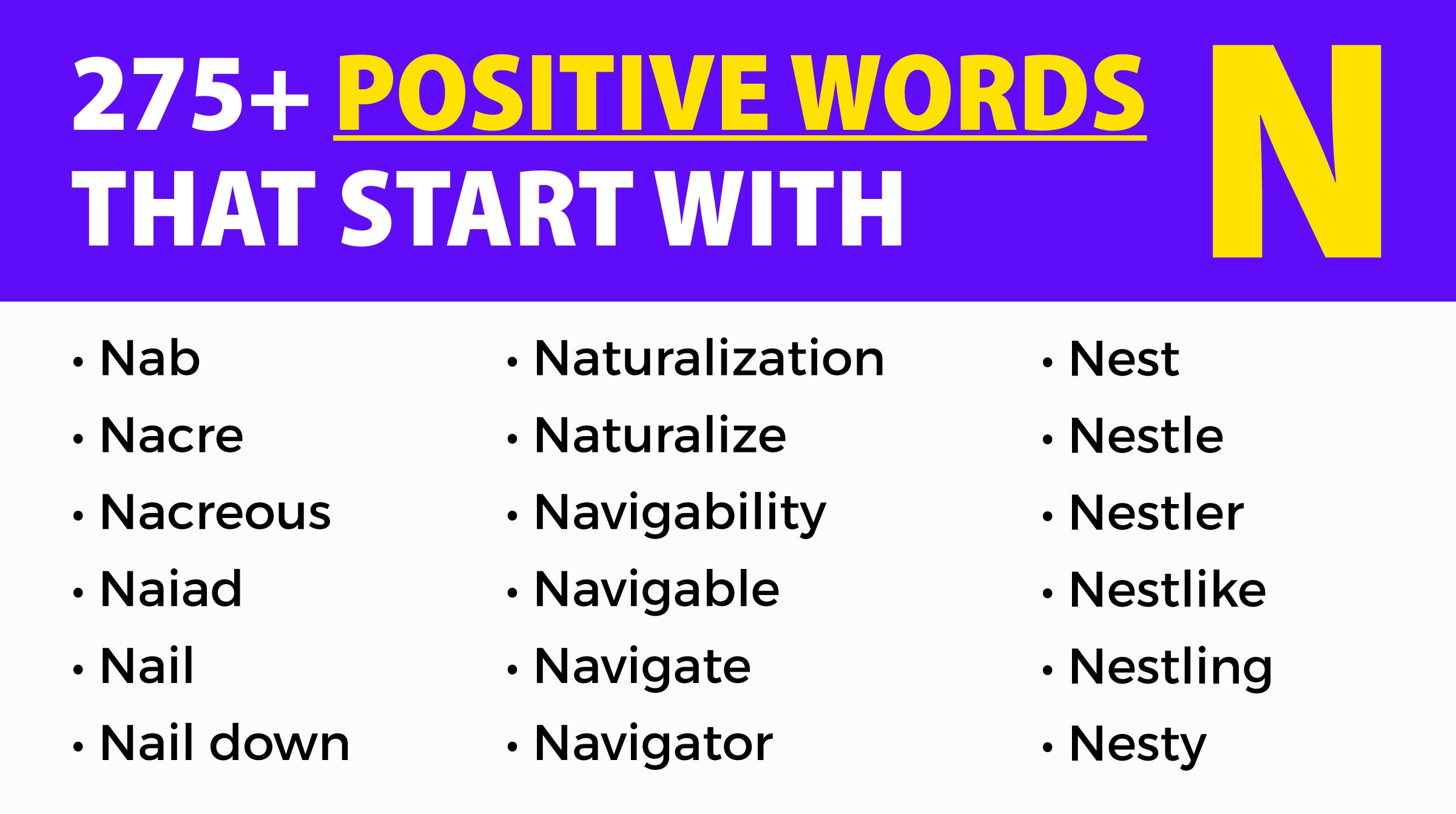 275 Positive Words That Start With N CreativeBooster 275 Positive Words That Start With N CreativeBooster
