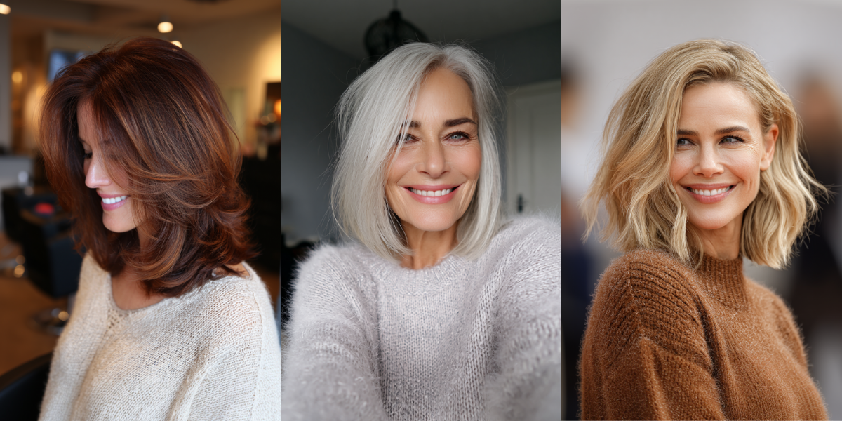 27 Gorgeous Long Bob Haircuts for Women Over 50 in 2025 – CreativeBooster