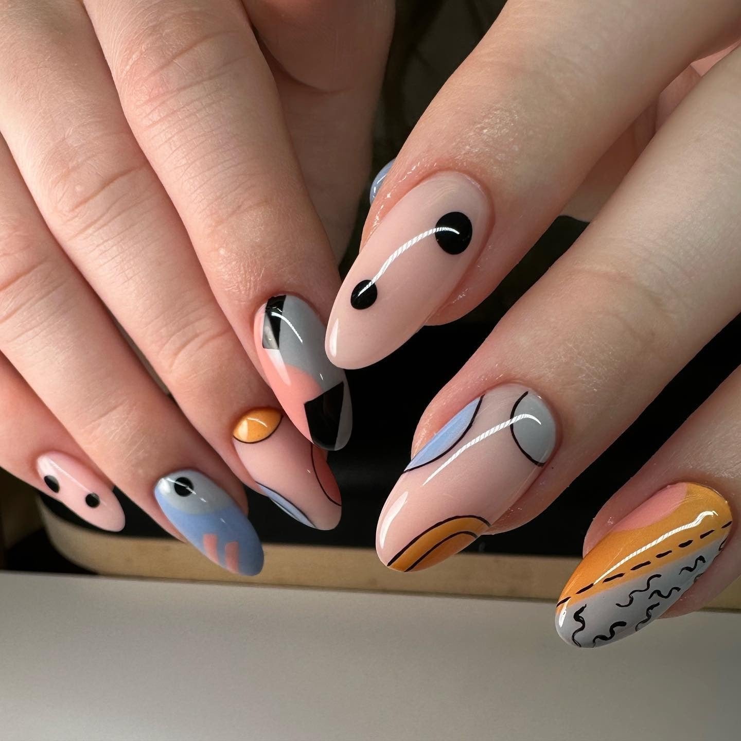 14 Abstract Nail Ideas to Refresh Your Mani Game – CreativeBooster