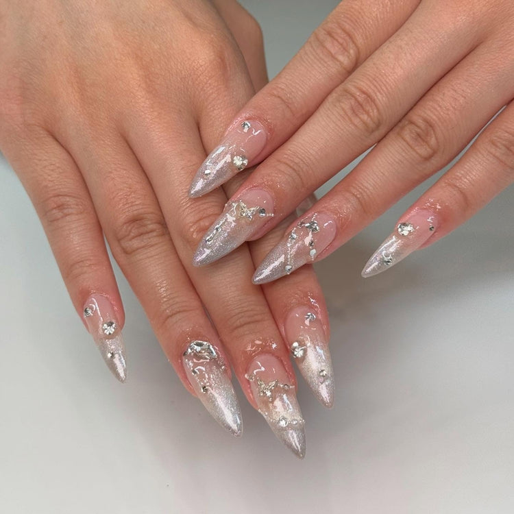 25 Bling Nail Ideas That Slay in Shine – CreativeBooster