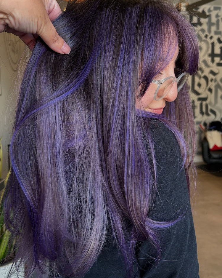 18 Purple Hair Color Goals You Can Copy – CreativeBooster