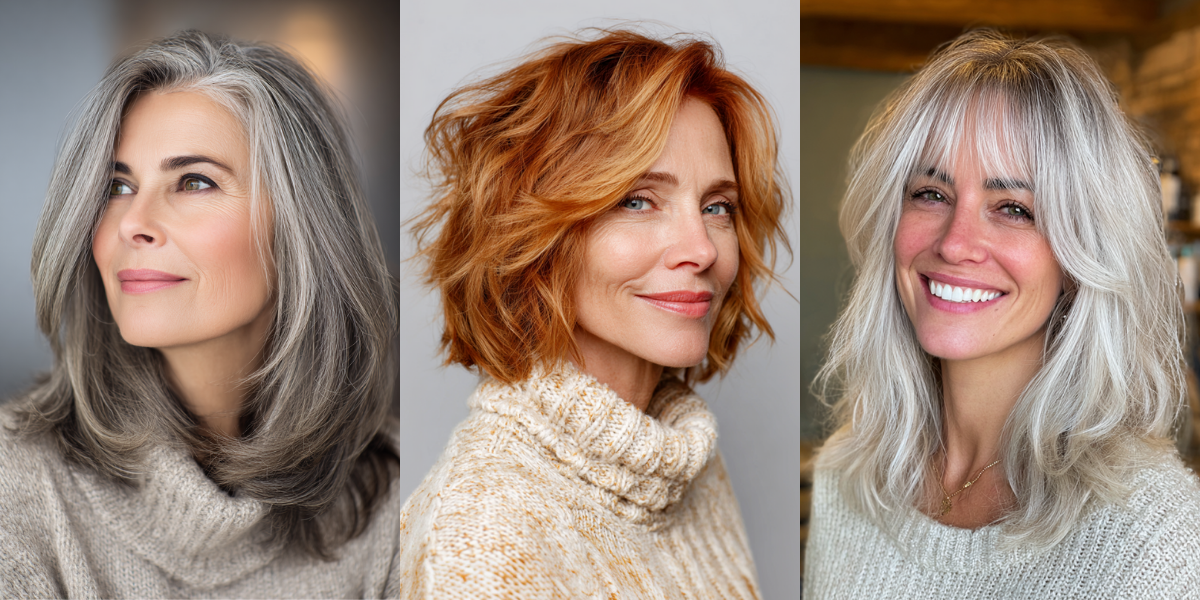27 Stunning Medium Length Haircuts for Women Over 50 with Fine Hair 2025 – CreativeBooster