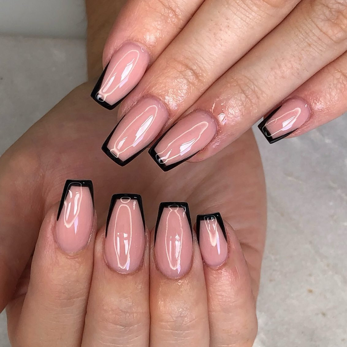 13 Trend Edit Nail Ideas with Black Tips 2026 – CreativeBooster