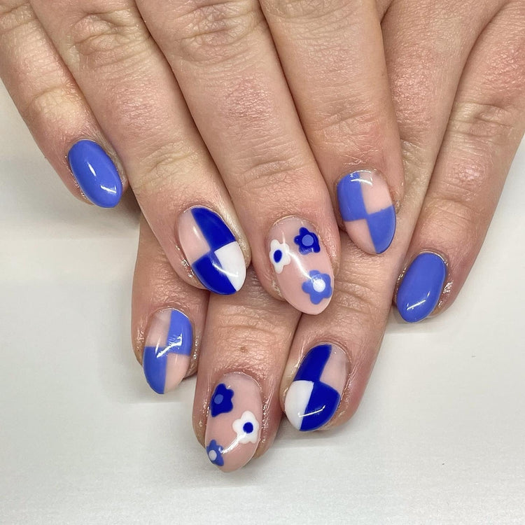 25 Blue Nail Ideas That Nail It – CreativeBooster