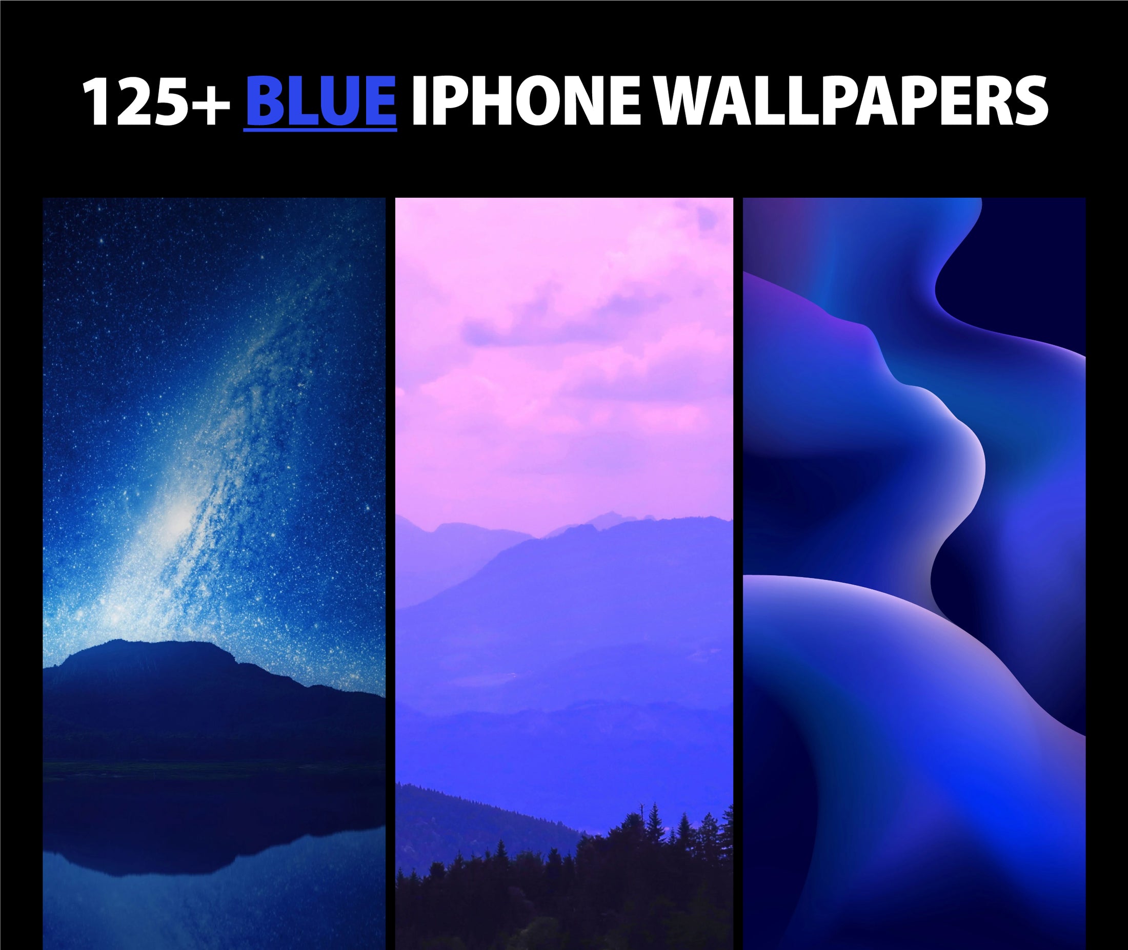 125+ Best Blue iPhone Wallpapers 2024 (Free 4k HD Download ...