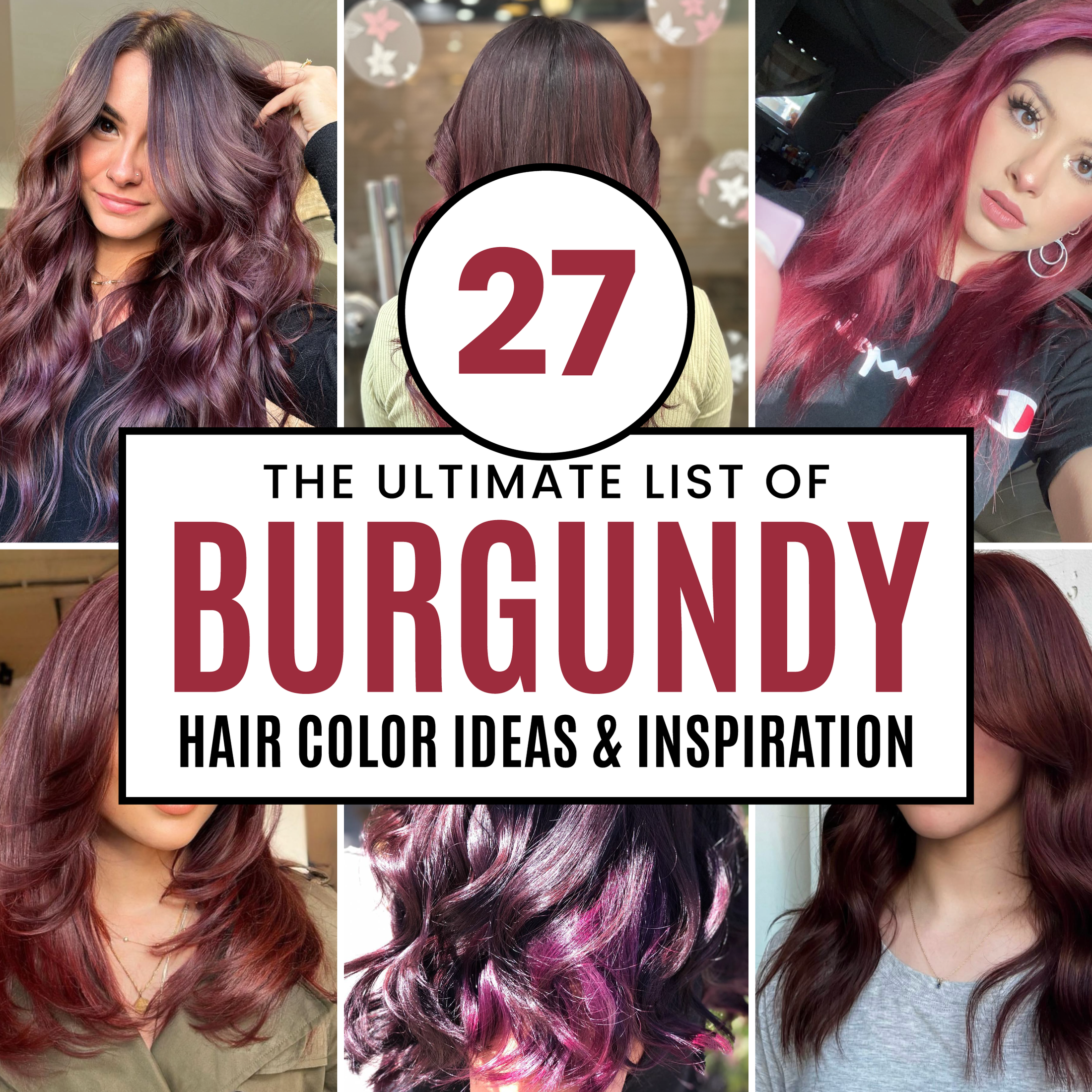 27 Burgundy Hair Color Ideas for Modern Women and For All Seasons ...