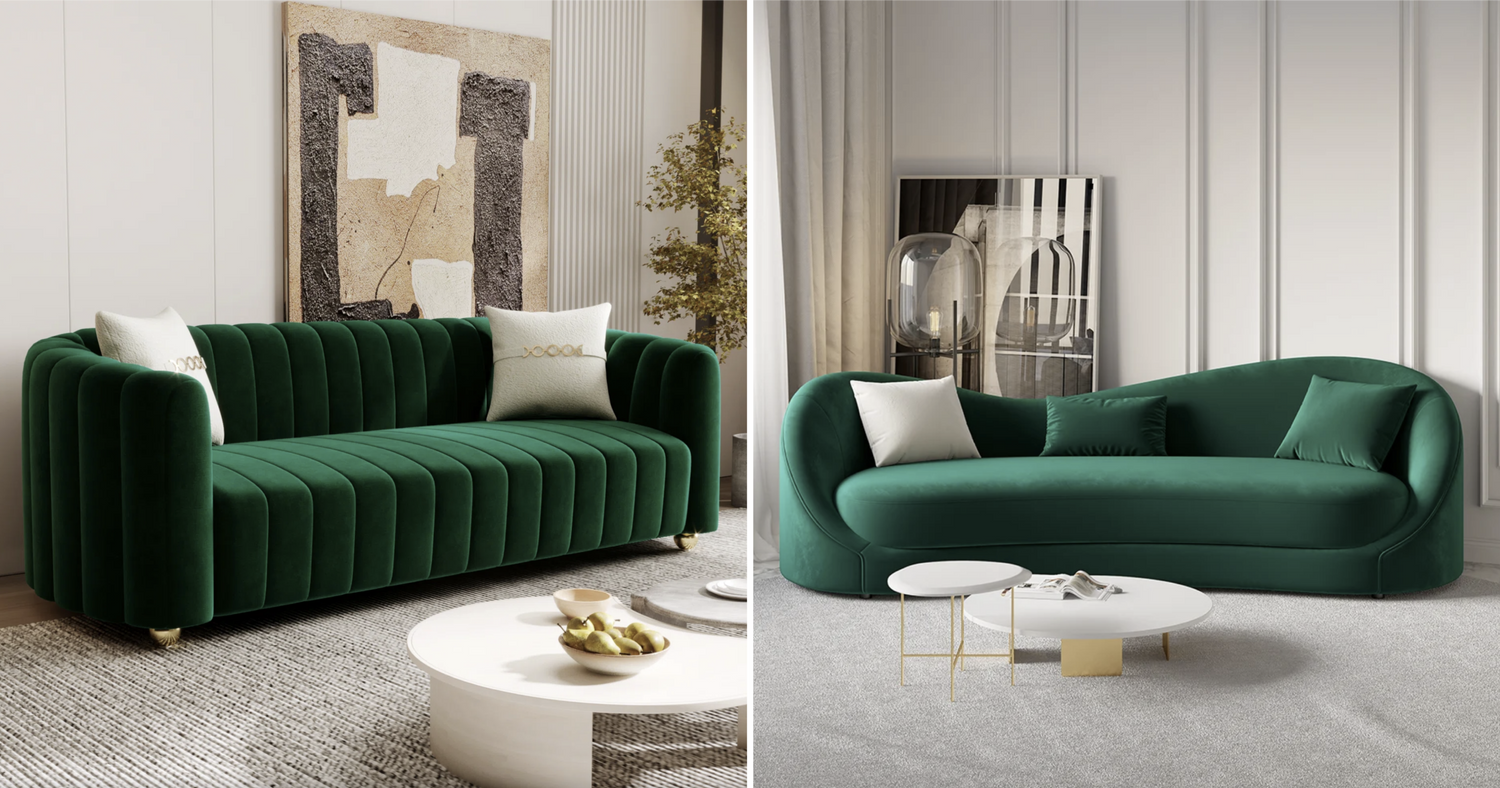 25+ Best Green Velvet Sofas for Sale That You Can Actually Buy ...