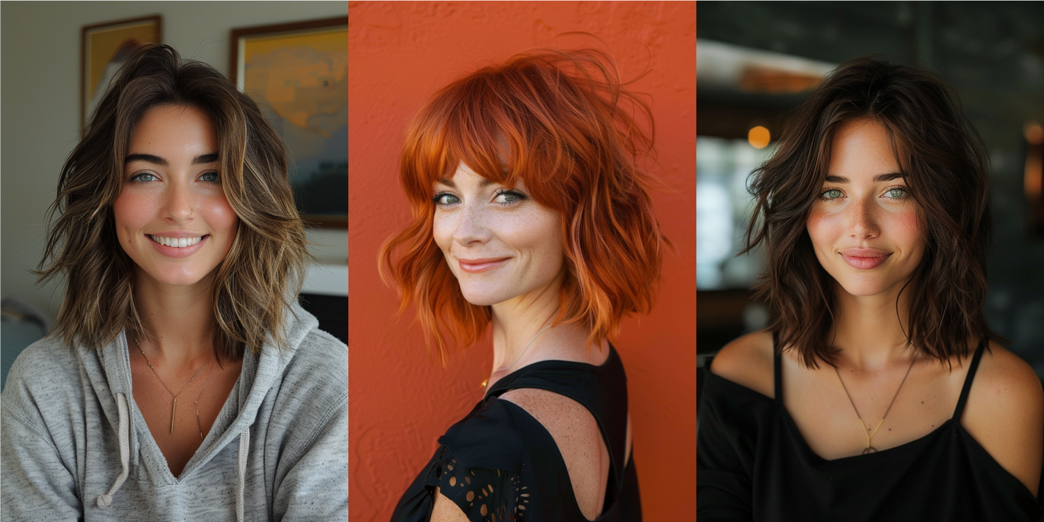 24 Gorgeous Shaggy Lob Haircuts for Fine Hair to Refresh Your Look in ...