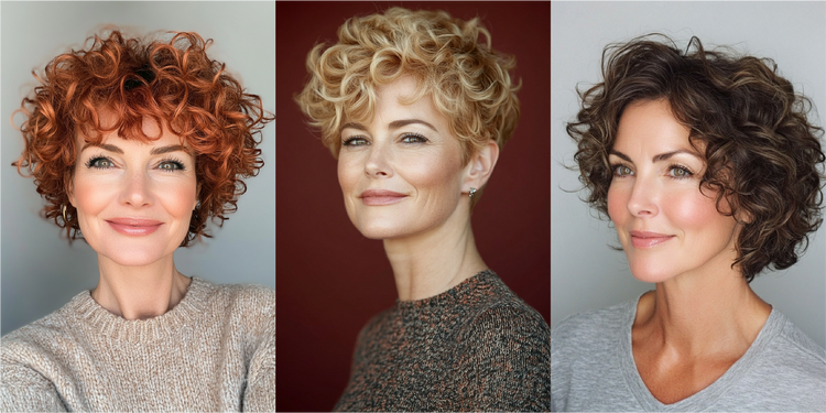 28 Age-Defying Short Curly Hairstyles for Women Over 50 in 2024 – CreativeBooster