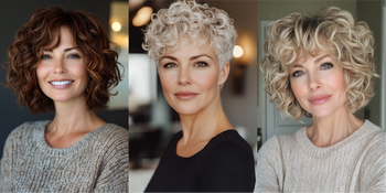 34 Ultra-Chic Short Curly Hairstyles for Women Over 50 in 2024 – CreativeBooster