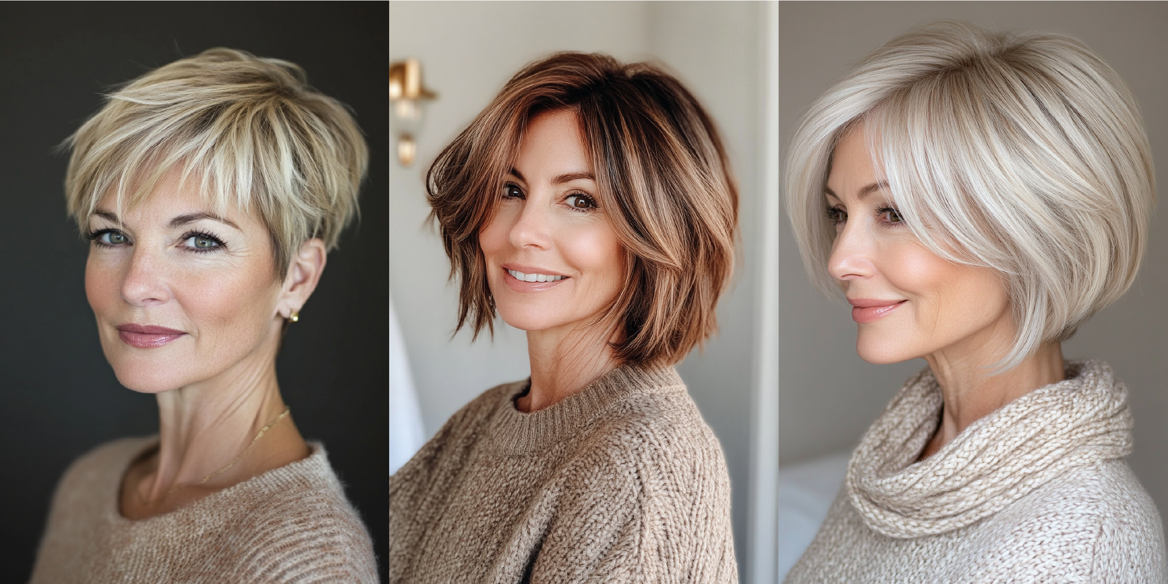 25+ Effortlessly Stylish Short Hairstyles for Older Women with Thin Ha ...