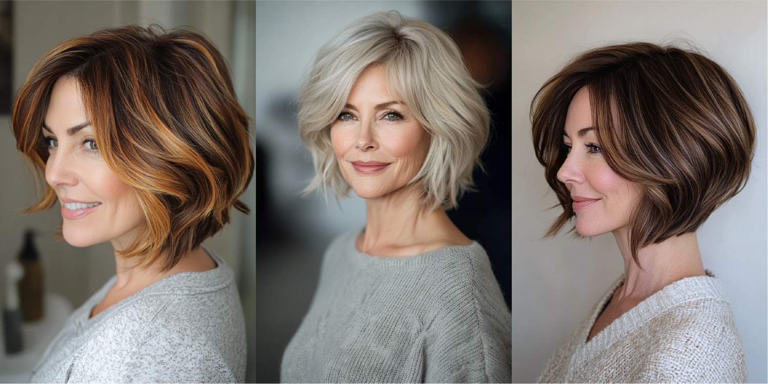 32 Elegant Short Layered Bob Hairstyles for Older Women in 2024 ...