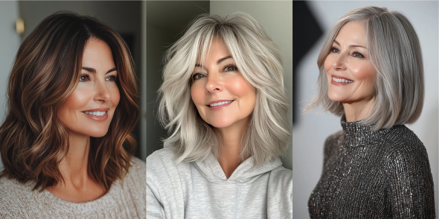 33 Amazing Shoulder-Length Hairstyles for Women Over 50 in 2024 – CreativeBooster