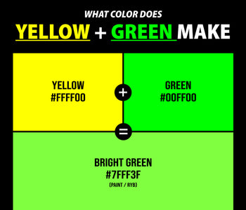 What Color Does Yellow and Green Make When Mixed Together ...