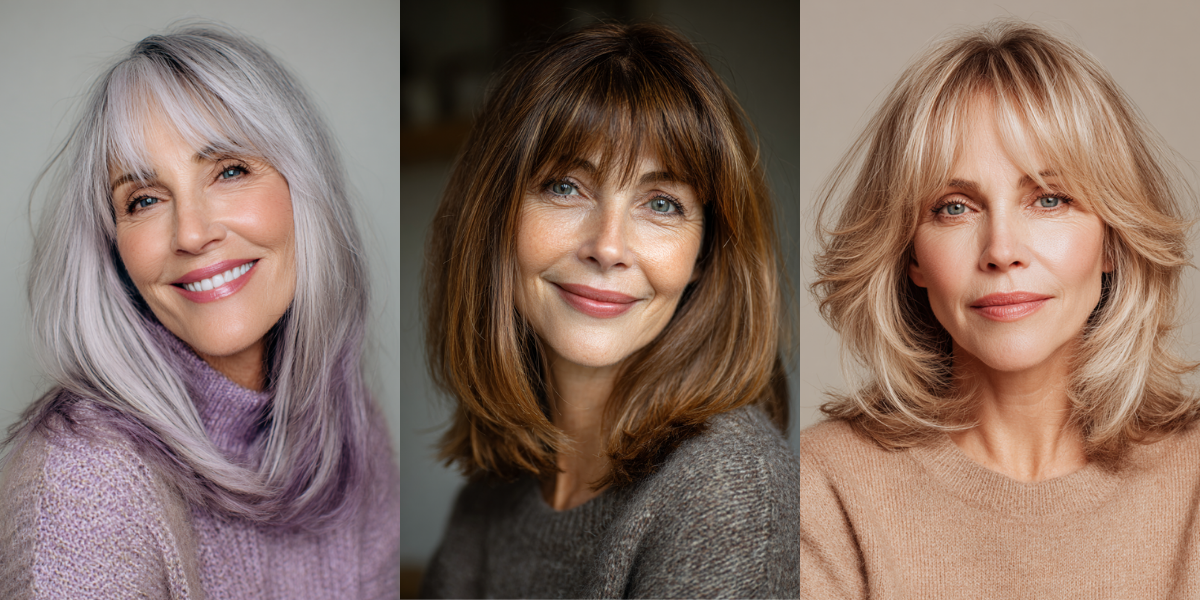 27 Exciting Bang Haircuts for Women Over 50 2025 – CreativeBooster