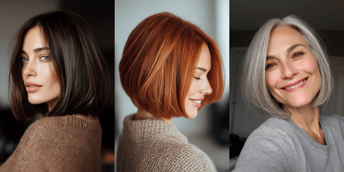 24 Ultra-Chic Blunt Haircuts for Older Women 2025 – CreativeBooster