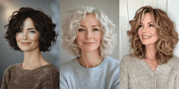 34 Ultra Chic Curly Bob Hairstyles for Women Over 50 in 2024 ...