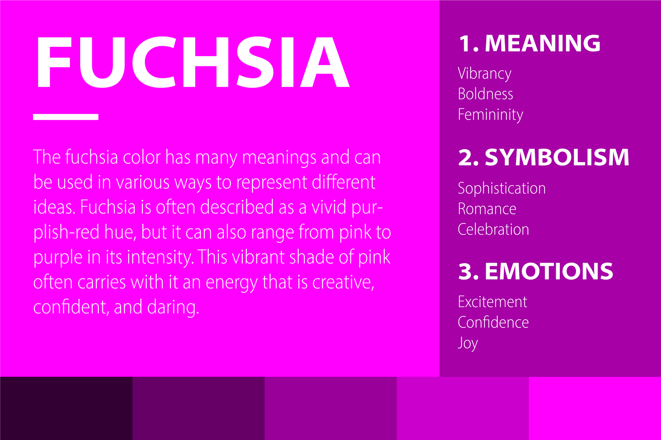 10 Meanings of Color Fuchsia: Symbolizes Feminity and Romance – CreativeBooster