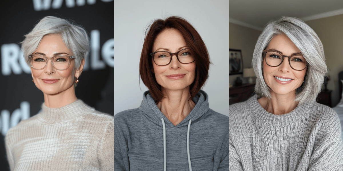 27 Stylish Hairstyles for Women Over 50 with Glasses in 2025 – CreativeBooster