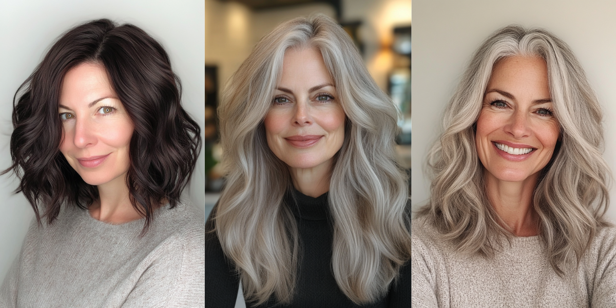 21 Stunning Hairstyles for Women Over 50 with Wavy Hair – CreativeBooster