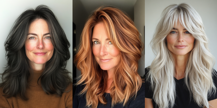 24 Stunning Layered Hairstyles for Women Over 50 – CreativeBooster