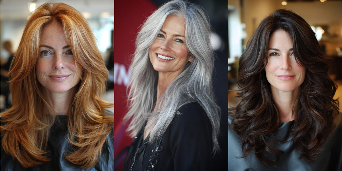 24 Stunning Long Layered Haircuts for Women Over 50 Timeless Styles in 2025 – CreativeBooster
