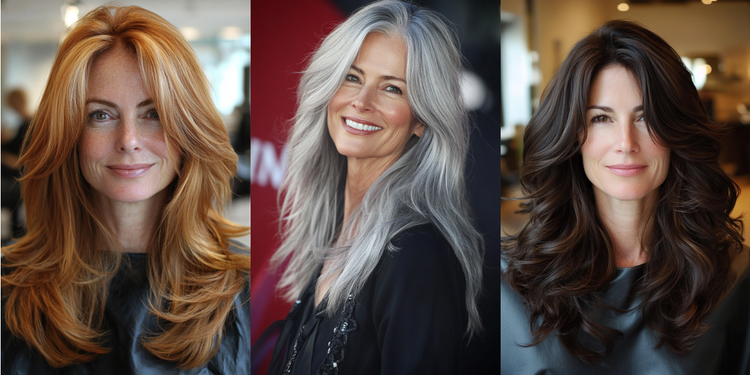 24 Stunning Long Layered Haircuts for Women Over 50 Timeless Styles in 2025 – CreativeBooster