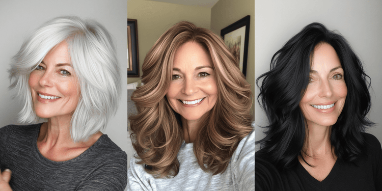 27 Stunning Medium Length Layered Haircuts for Older Women to Refresh Your Look in 2025 ...