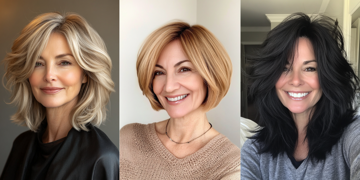 24 Stunning Medium to Short Haircuts for Women Over 50 – CreativeBooster