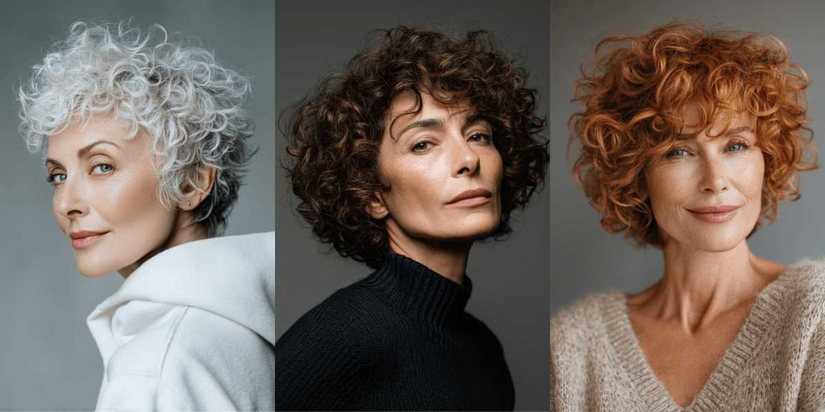 25+ Gorgeous Short Hairstyles for Women Over 60 with Curly Hair 2025 ...