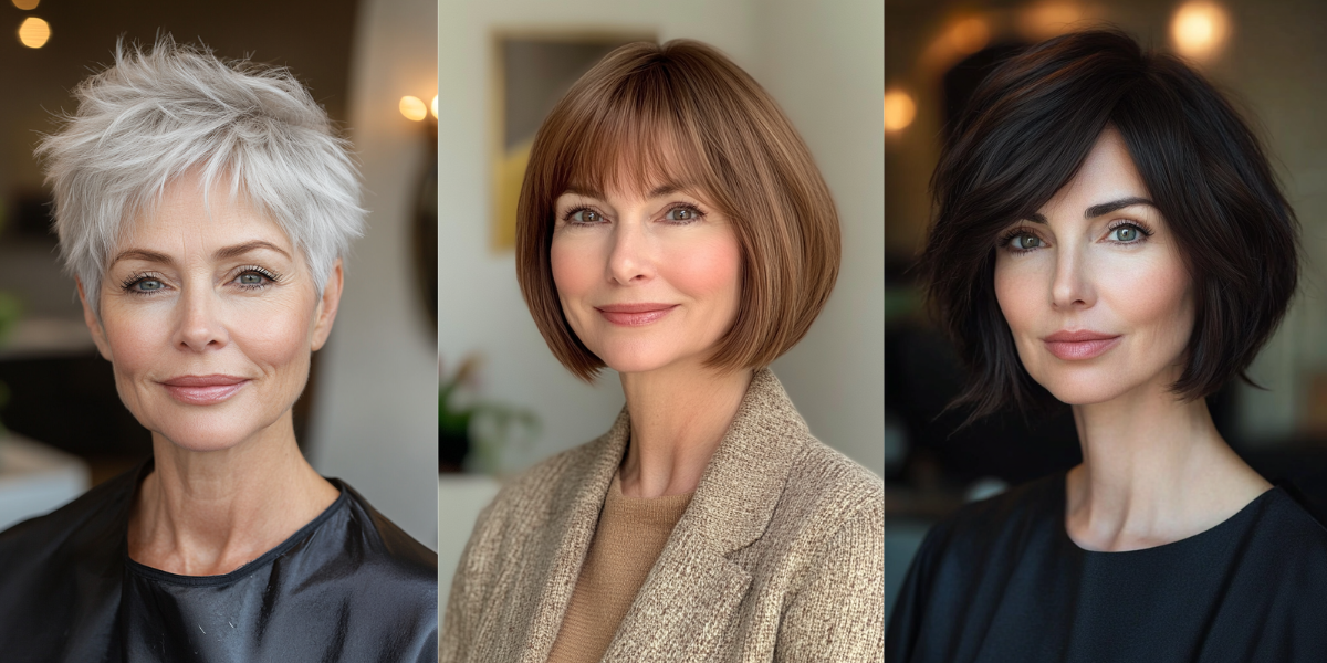24 Chic Short Hairstyles for Women Over 60 with Fine Hair – CreativeBooster