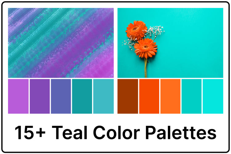 15+ Best Teal Color Palettes (Colors that Go with Teal) – CreativeBooster
