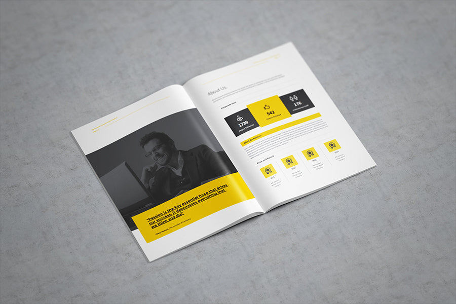 Free A4 Brochure Mockups – tagged "angles" – CreativeBooster
