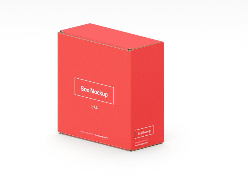 Free 7 Square Box Mockups – CreativeBooster