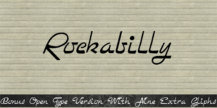Free Rockabilly Font – CreativeBooster