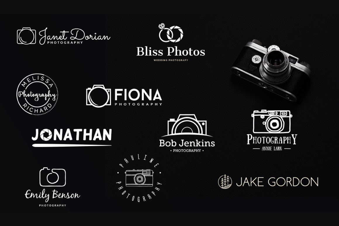 10 Free Photography Logo Templates – CreativeBooster