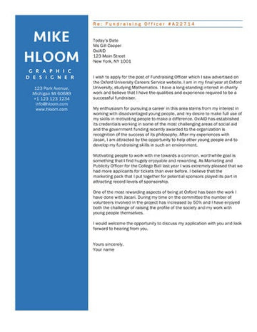 Free Cover Letter Templates in Microsoft Word (DOC/DOCX) Format ...