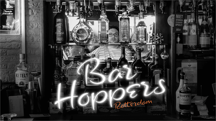 Free Bar Hoppers Font – CreativeBooster