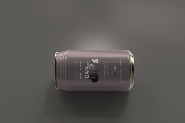 Free 330Ml Standard Soda Can Mockup Psd – CreativeBooster
