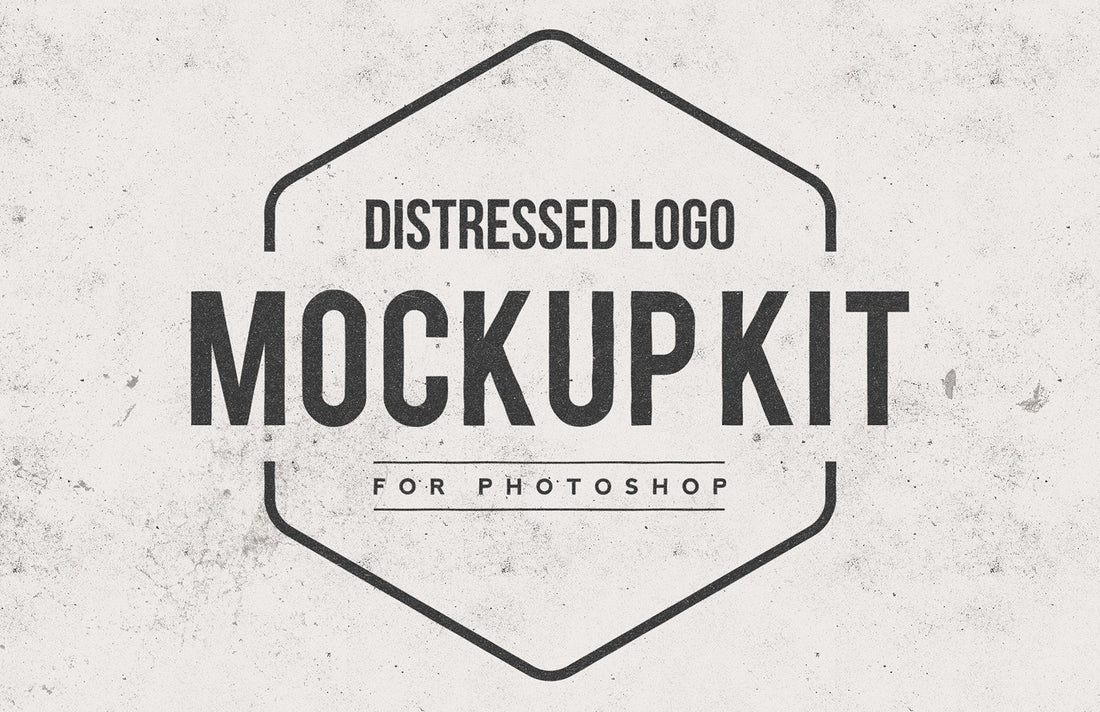 Free Distressed Logo Mockup Kit (Download) – CreativeBooster