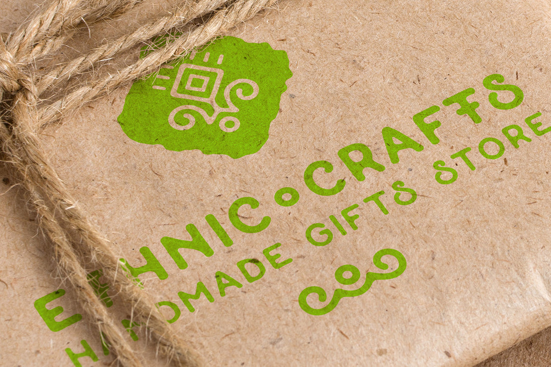 Free Ecology Craft Paper Packaging PSD Mockup – CreativeBooster