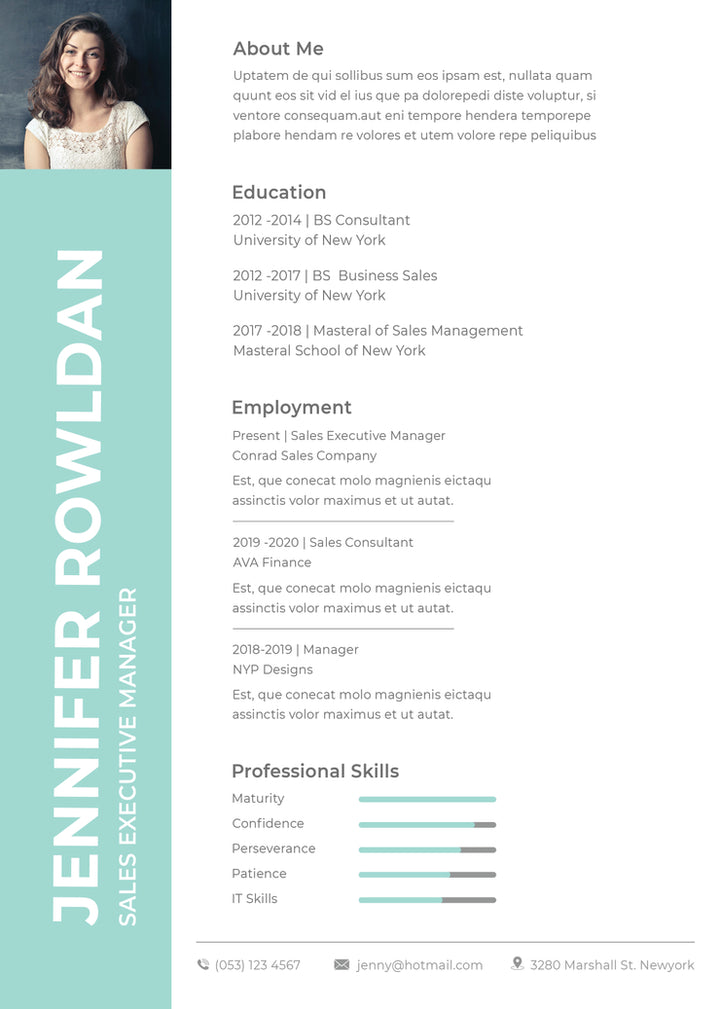 Free Resume Templates in Microsoft Word (DOC/DOCX) Format – CreativeBooster