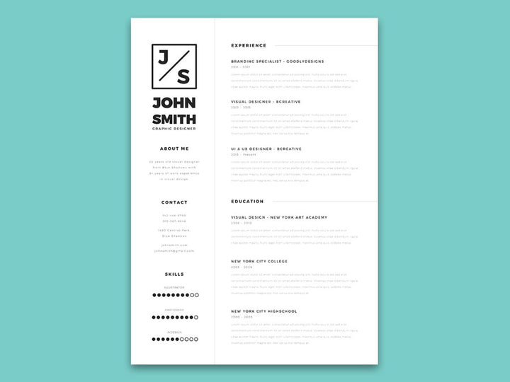 Free Cover Letter Templates in Photoshop (PSD) Format – CreativeBooster