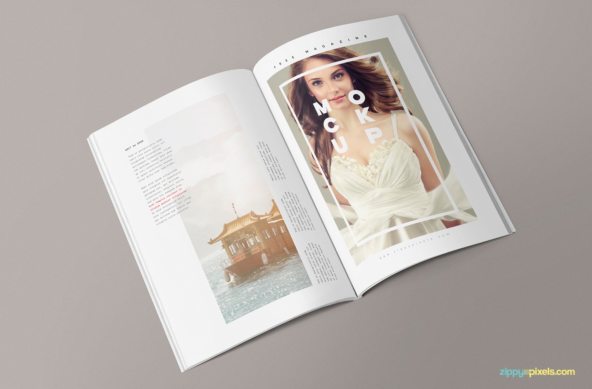 Free 3 Magazine Mockup Design Templates – CreativeBooster