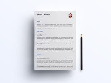 Free Resume Templates in Illustrator (AI) Format – CreativeBooster