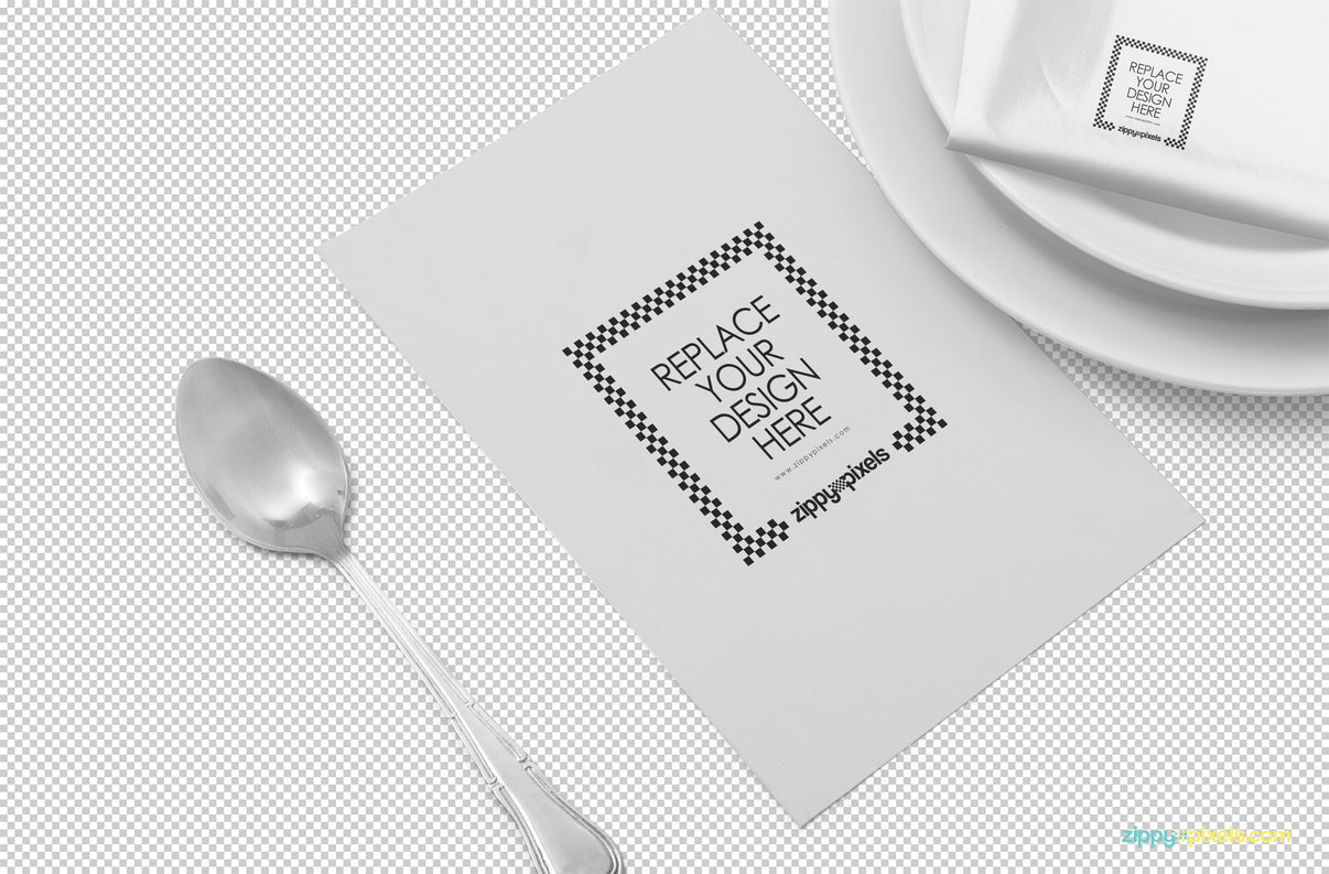 Free Restaurant Menu Card Mockup – CreativeBooster