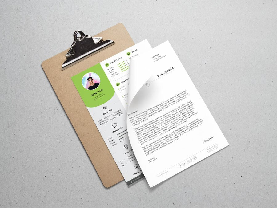 Free Perfect Balance CV Resume Template for Photoshop (PSD), Illustrat ...
