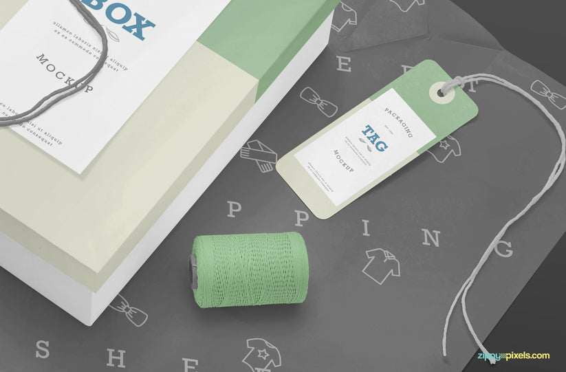 Free Rectangle Box Mockup PSD – CreativeBooster