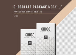 Free Clean and Realistic Chocolate Packaging Mockup – CreativeBooster